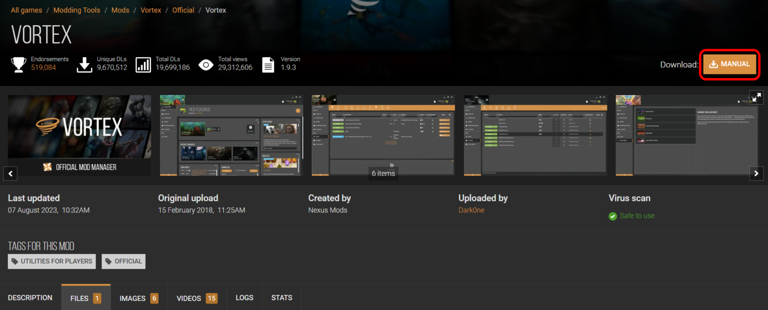 詳細ガイド2024: Vortex Mod Managerの使い方と導入方法 | 魔女の一撃